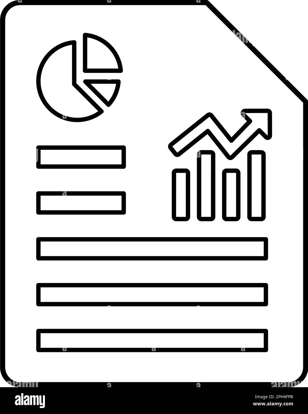 Report icon. Fully editable vector EPS use for printed materials and ...