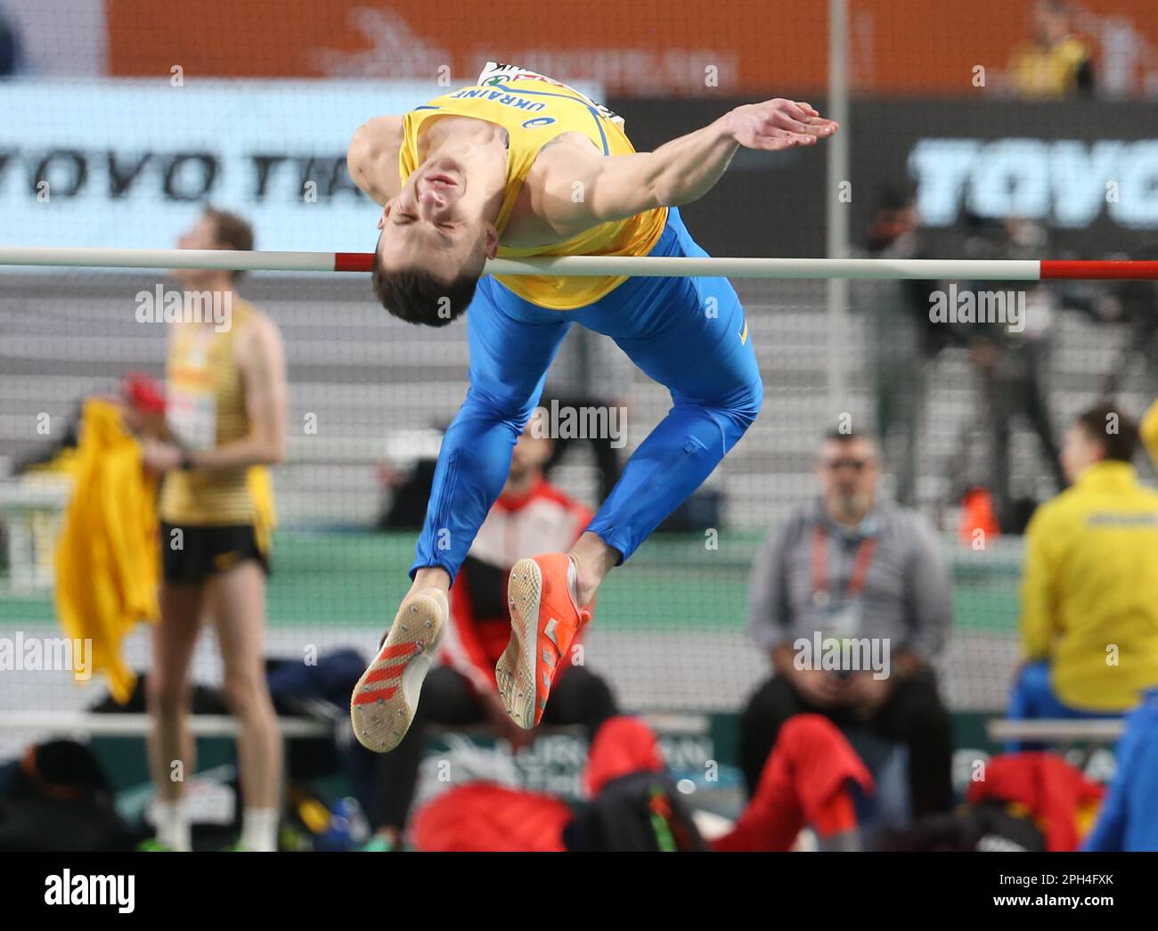 Vadym KRAVCHUK of Ukraine High Jump Men Qualification during the ...