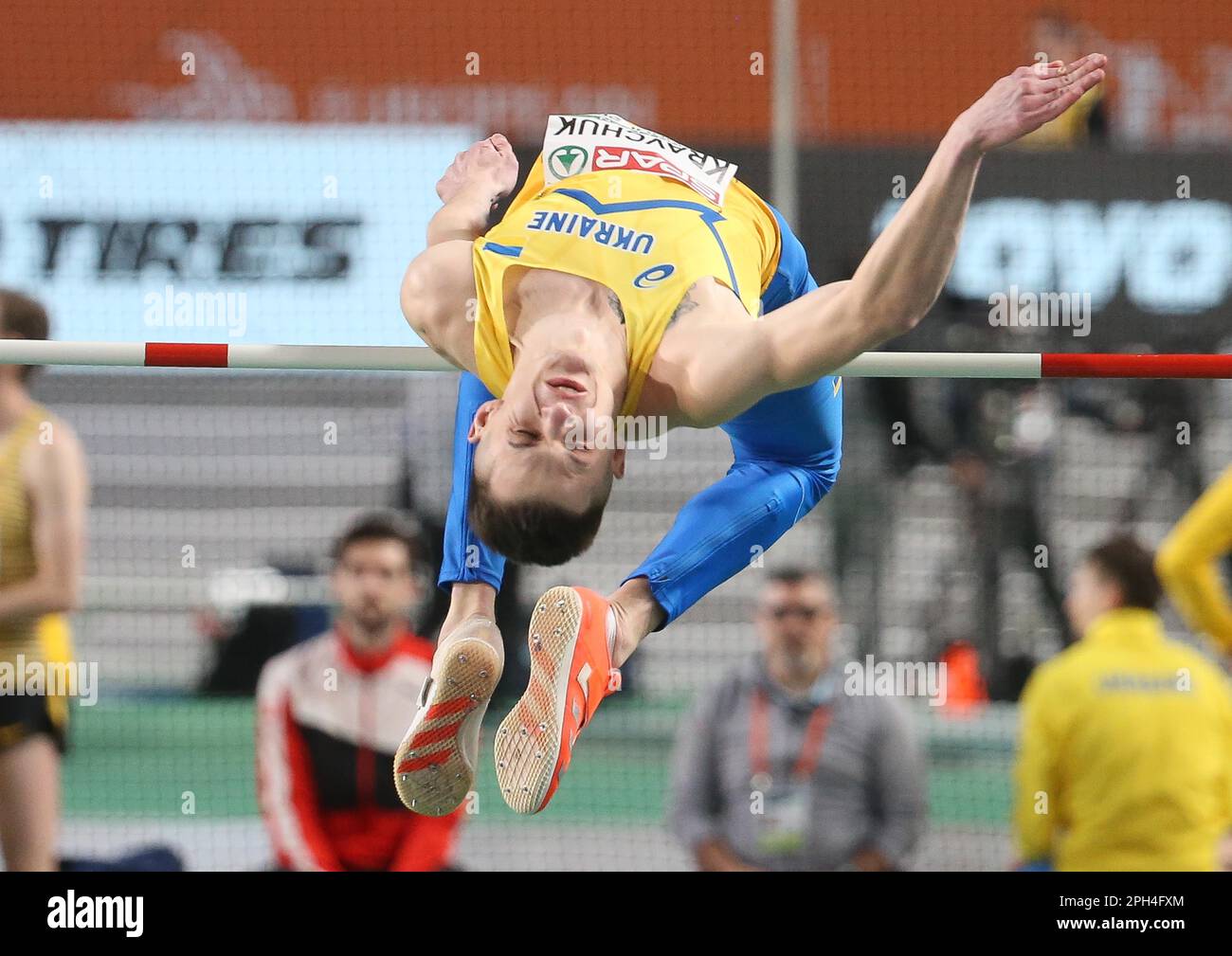 Vadym KRAVCHUK of Ukraine High Jump Men Qualification during the ...