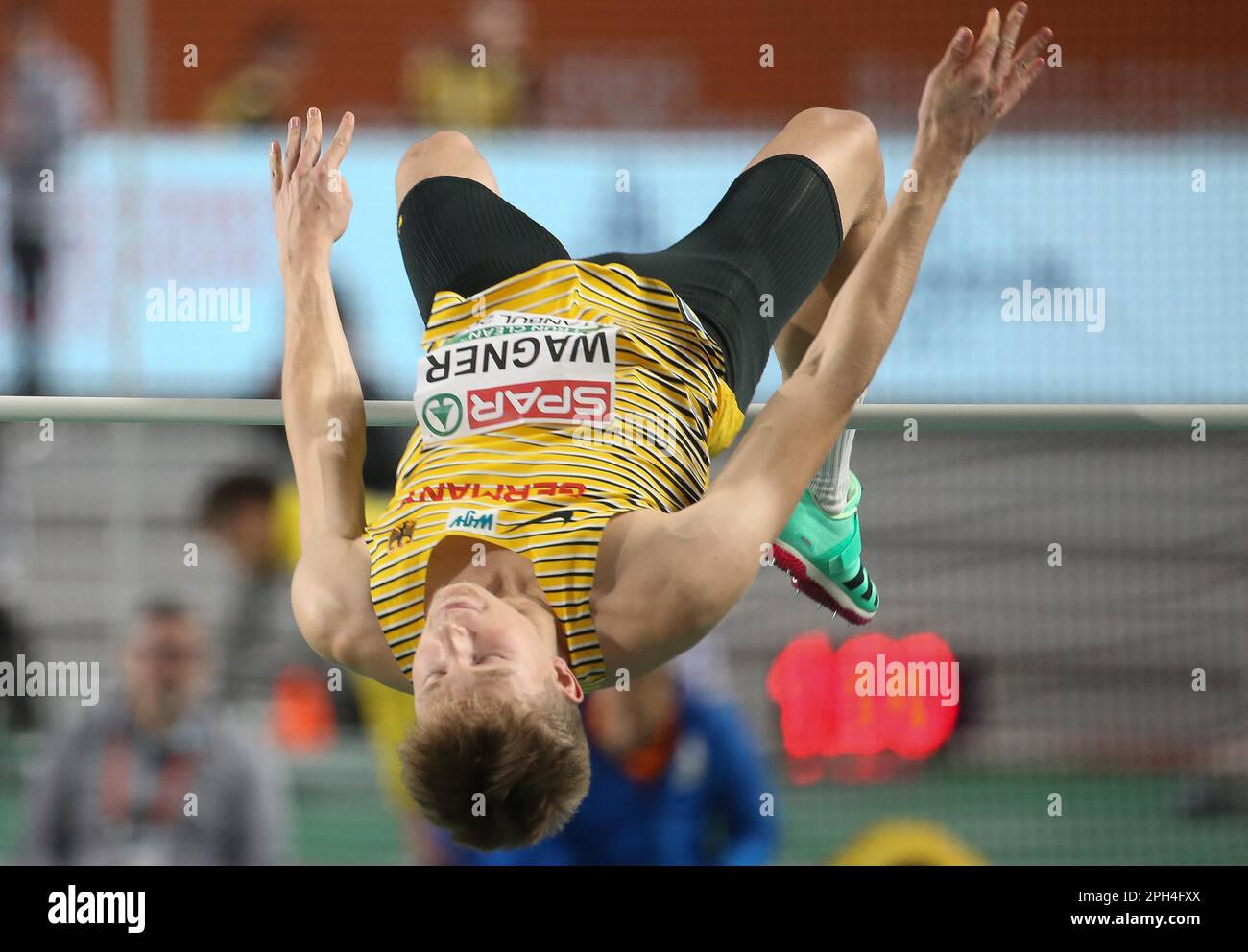 Jonas WAGNER of Germany High Jump Men Qualification during the European ...