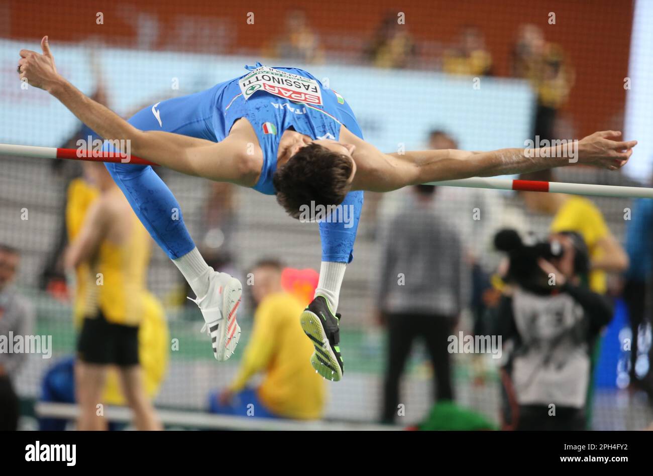 Marco FASSINOTTI of Italy High Jump Men Qualification during the ...