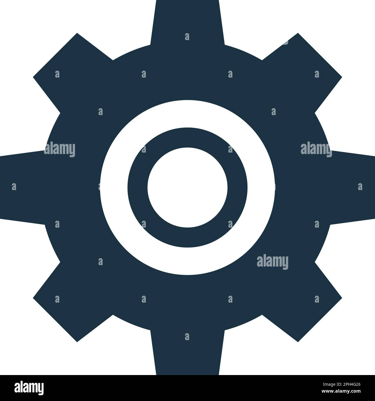 Settings icon. Fully editable vector EPS use for printed materials and ...