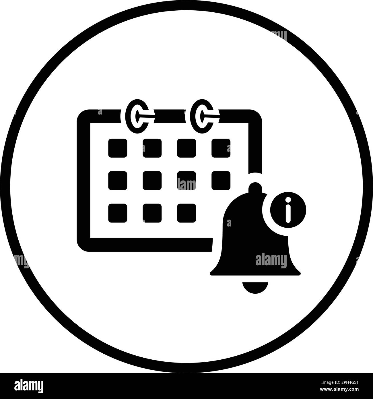 Reminder icon. Fully editable vector EPS use for printed materials and ...