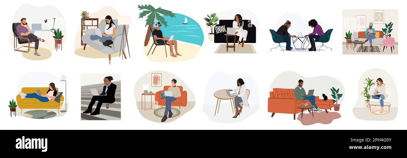 Freelance diverse Cut Out Stock Images & Pictures - Alamy