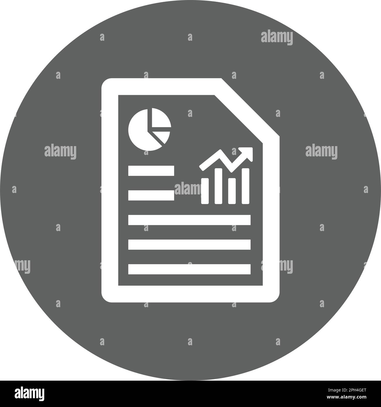 Report icon. Fully editable vector EPS use for printed materials and ...
