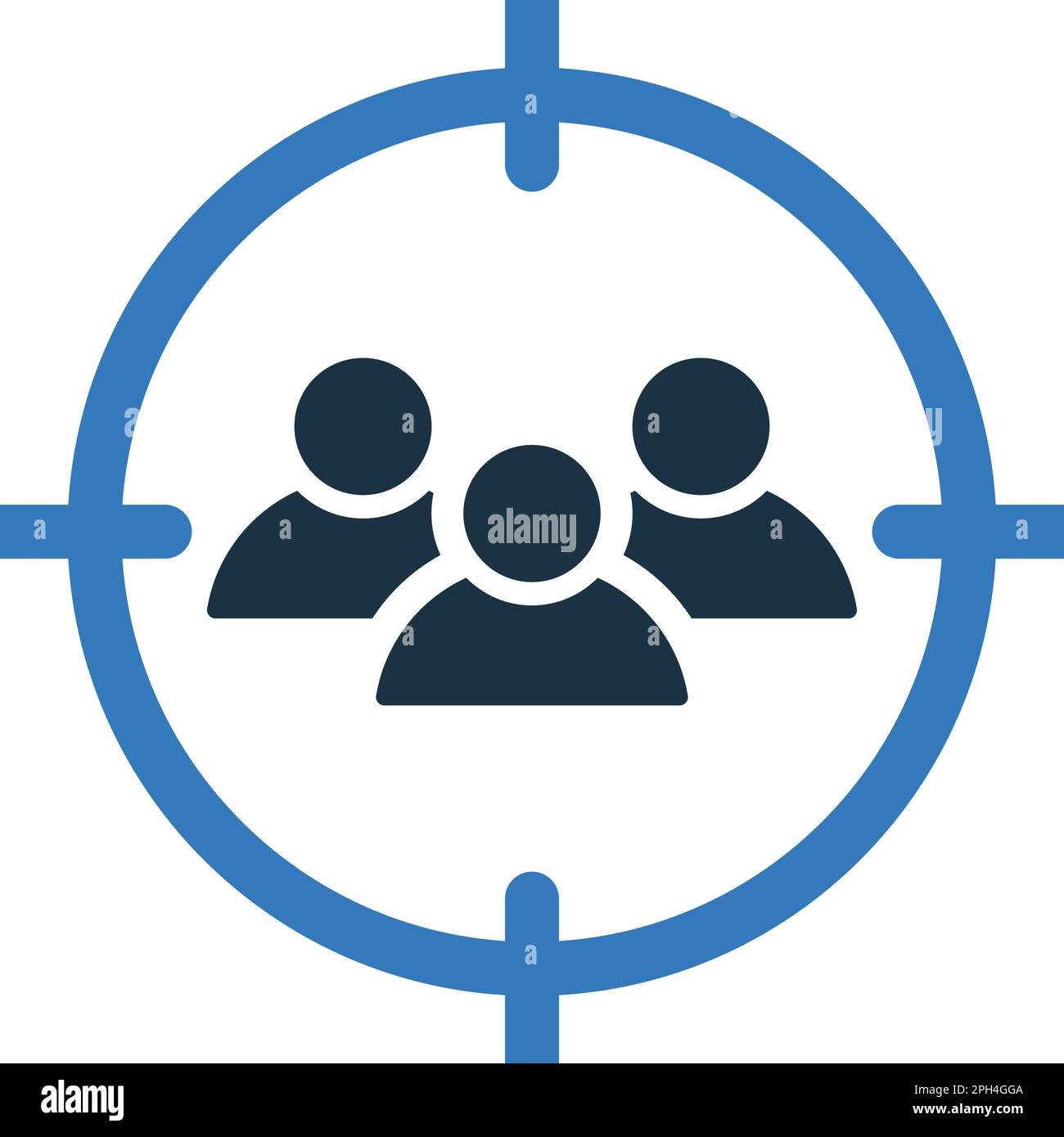 Target Customer icon symbol for use on mobile apps, print media and web ...