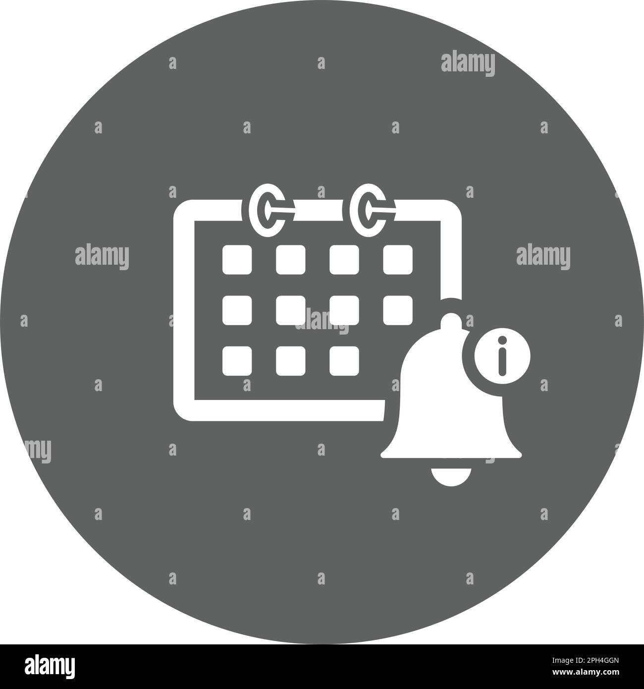 Reminder icon. Fully editable vector EPS use for printed materials and ...