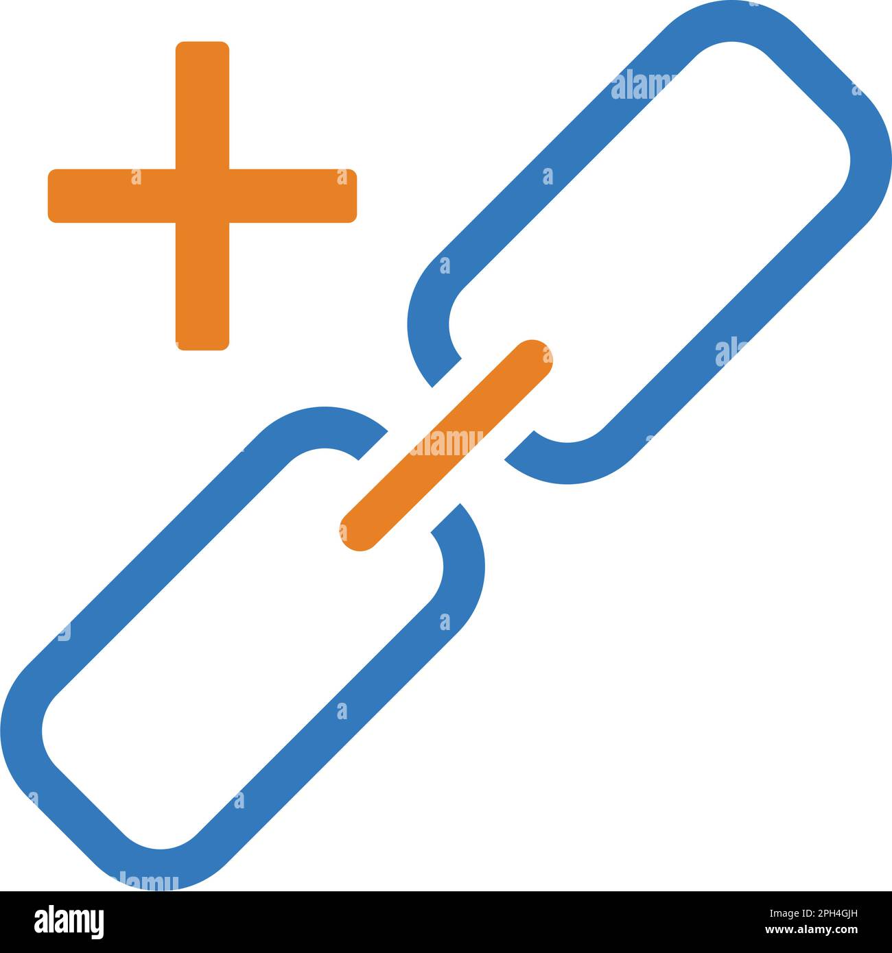 Link Building icon use in mobile and app development or commercial ...