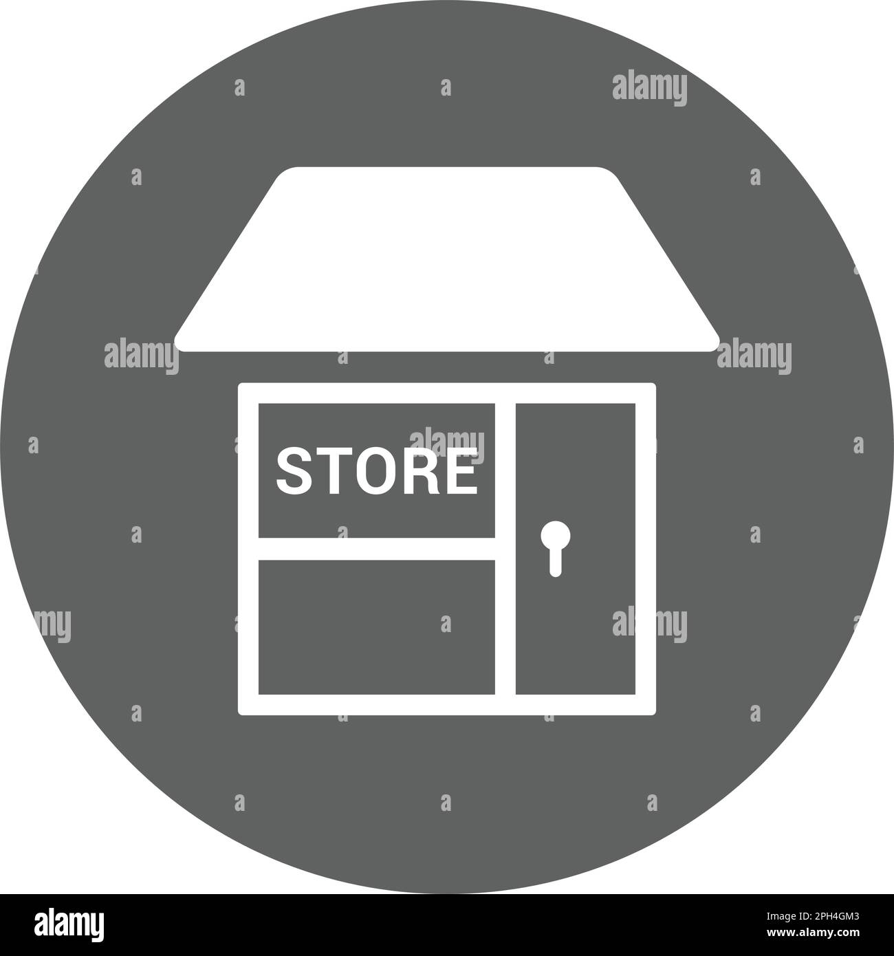 Store icon. Fully editable vector EPS use for printed materials and ...