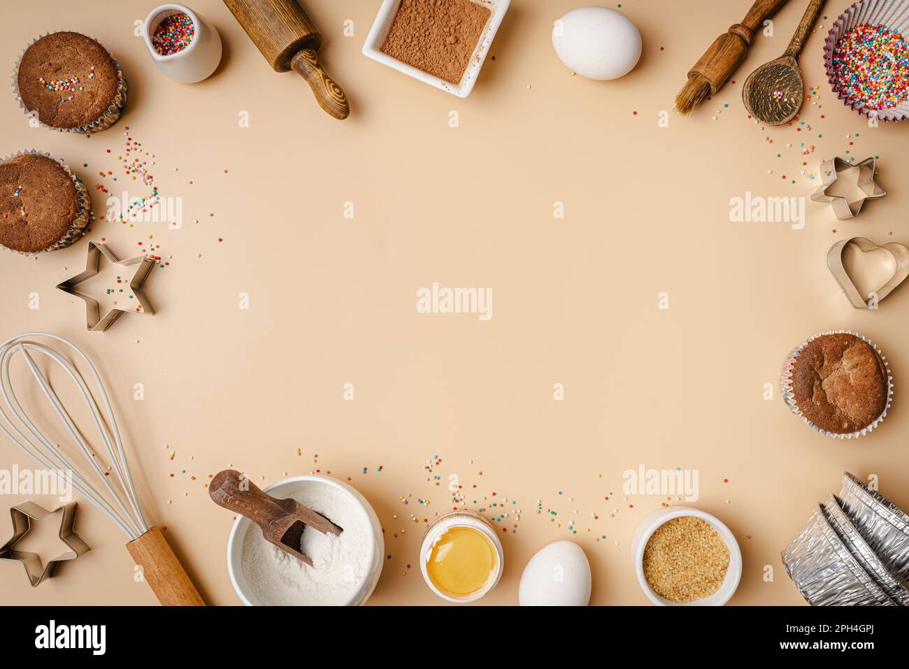 Baking or cooking background Stock Photo - Alamy