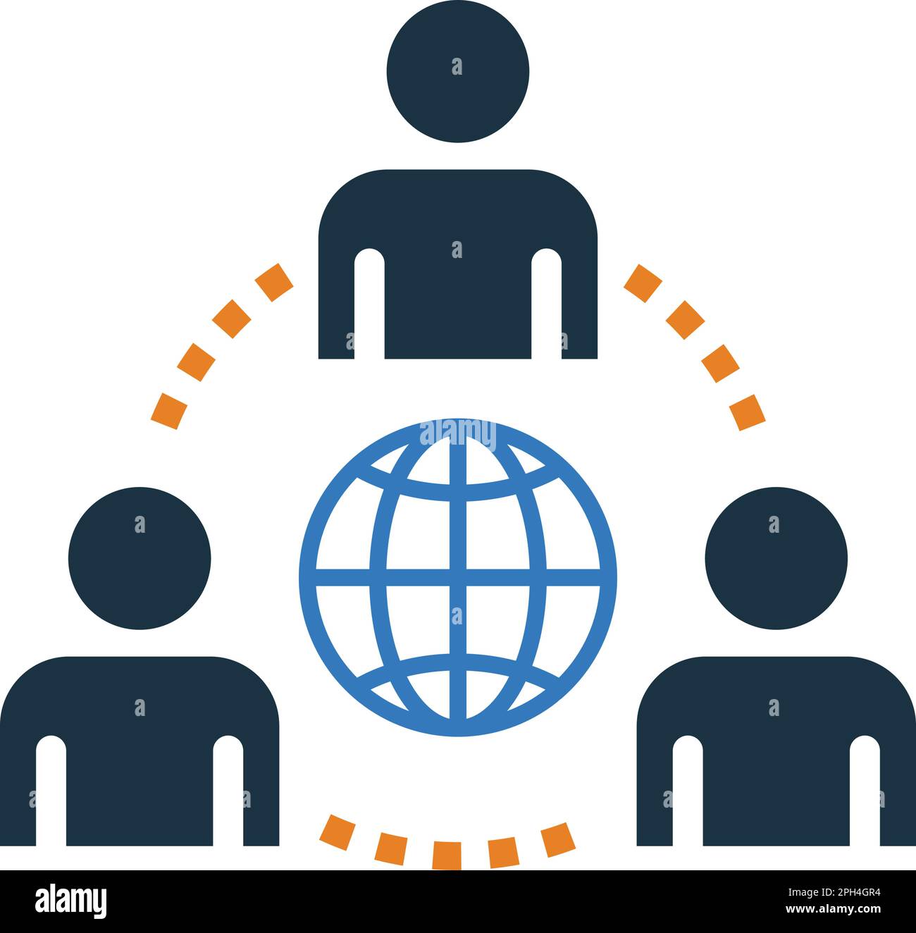 Teamwork Communication icon symbol for use on mobile apps, print media ...