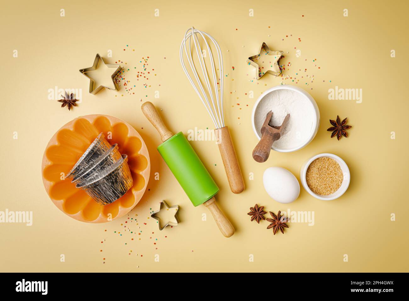 Baking or cooking background Stock Photo - Alamy