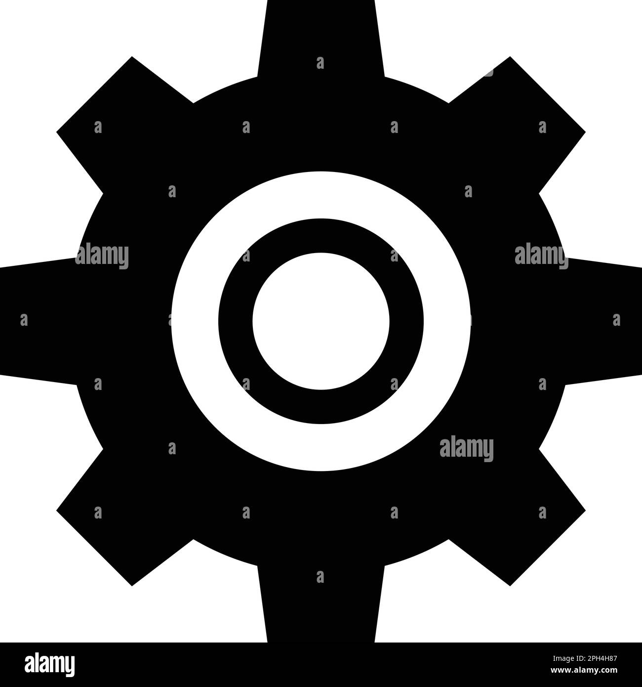 Settings icon. Fully editable vector EPS use for printed materials and ...