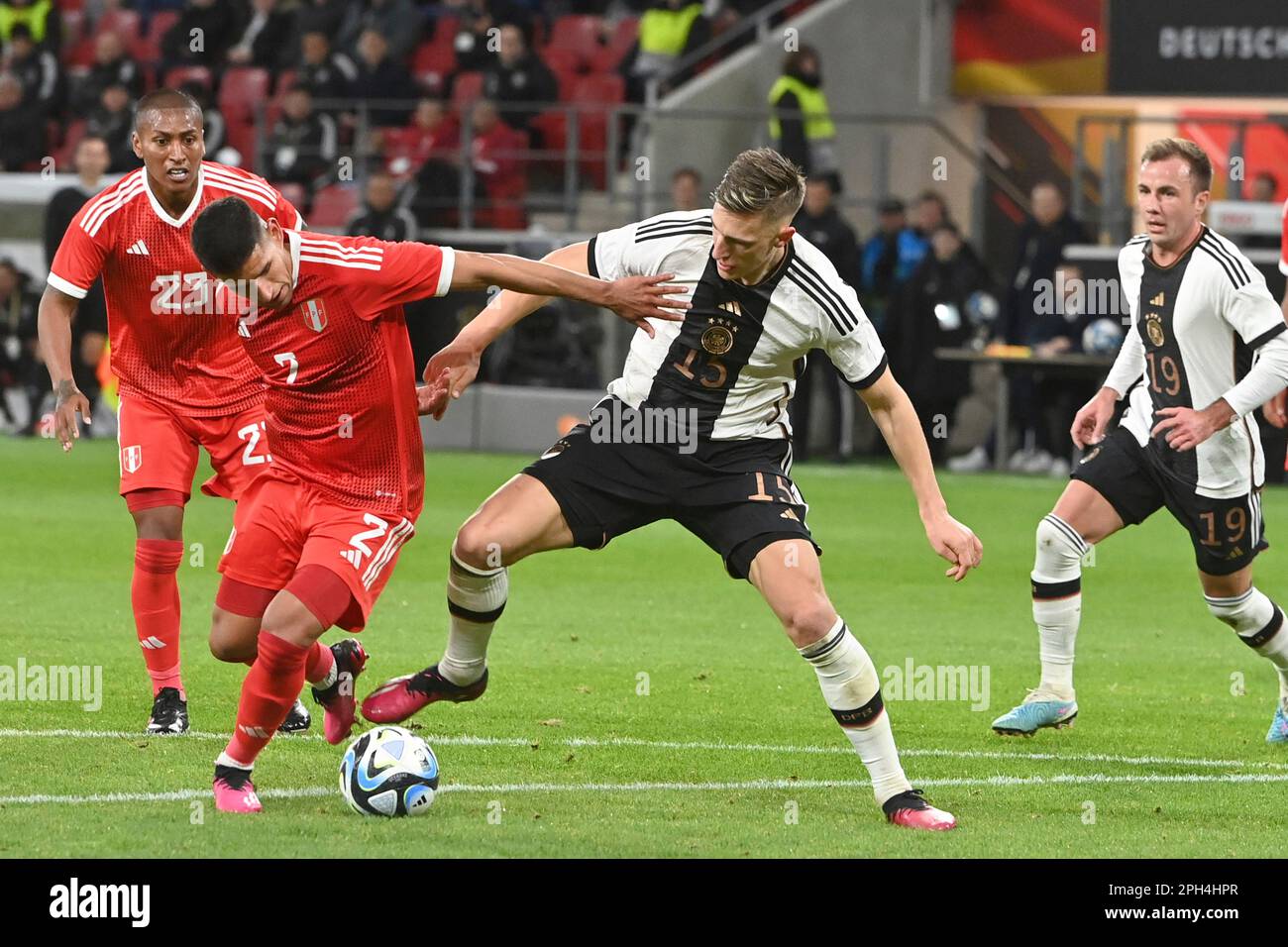 Mainz, Deutschland. 25th Mar, 2023. Nico SCHLOTTERBECK (GER), action ...