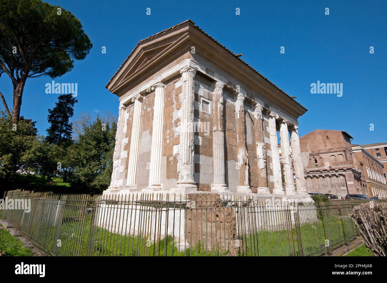 Temple of Portunus in Foro Boario, Rome, Italy Stock Photo - Alamy