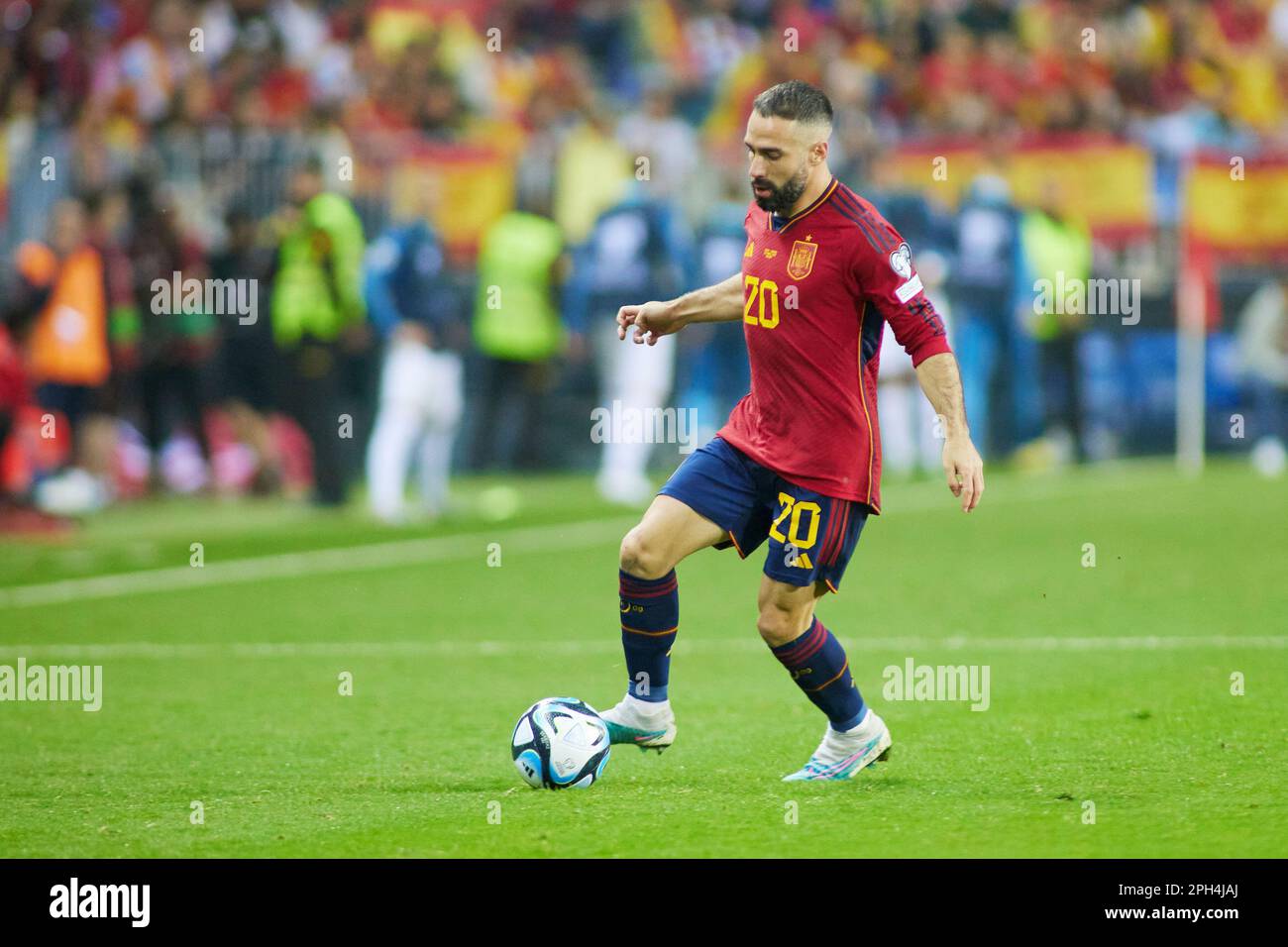 Dani Carvajal of Spain during the UEFA EURO 2024, European Qualifiers ... Dani Carvajal of Spain during the UEFA EURO 2024, European Qualifiers ...