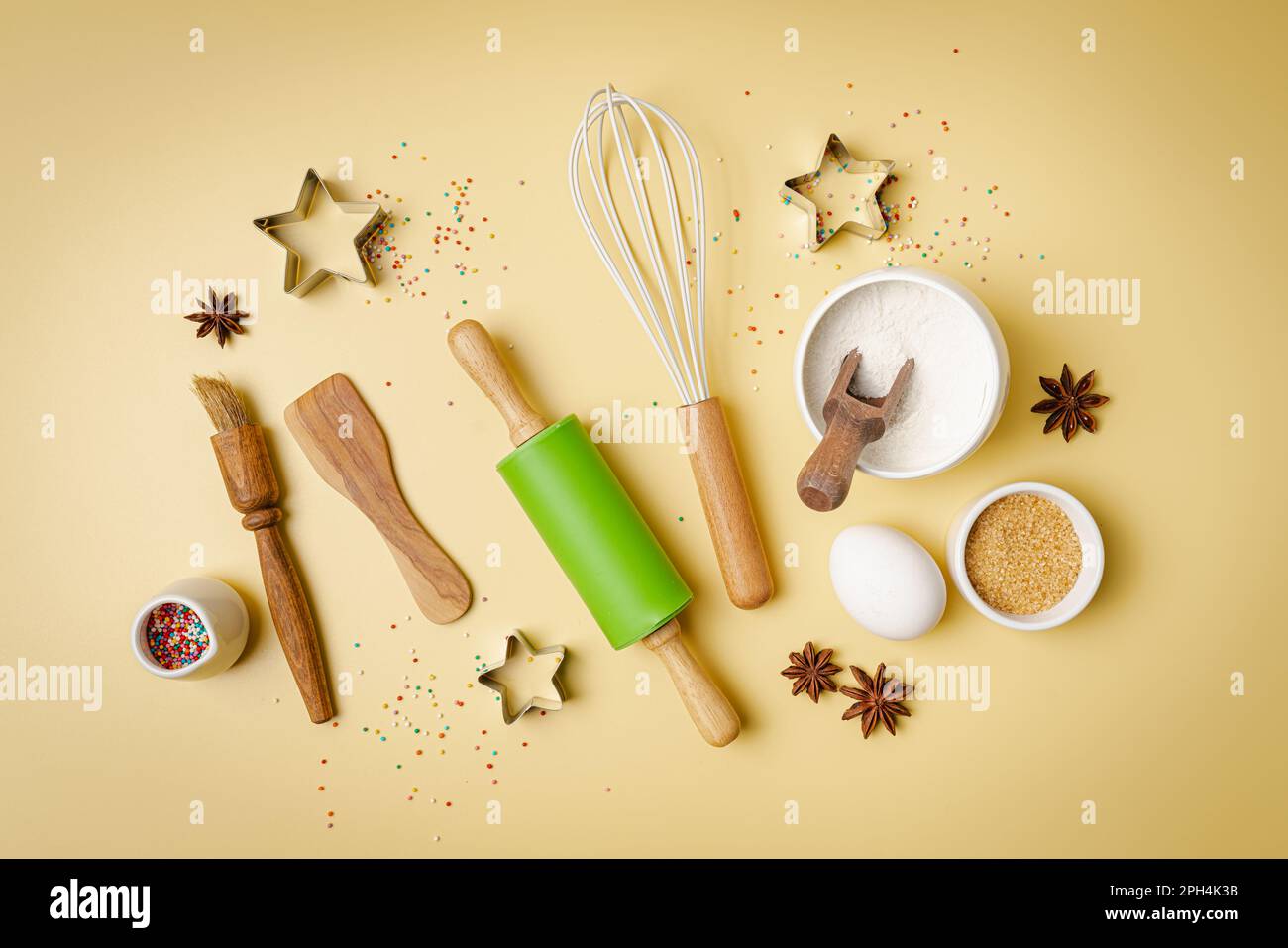 Baking or cooking background Stock Photo - Alamy