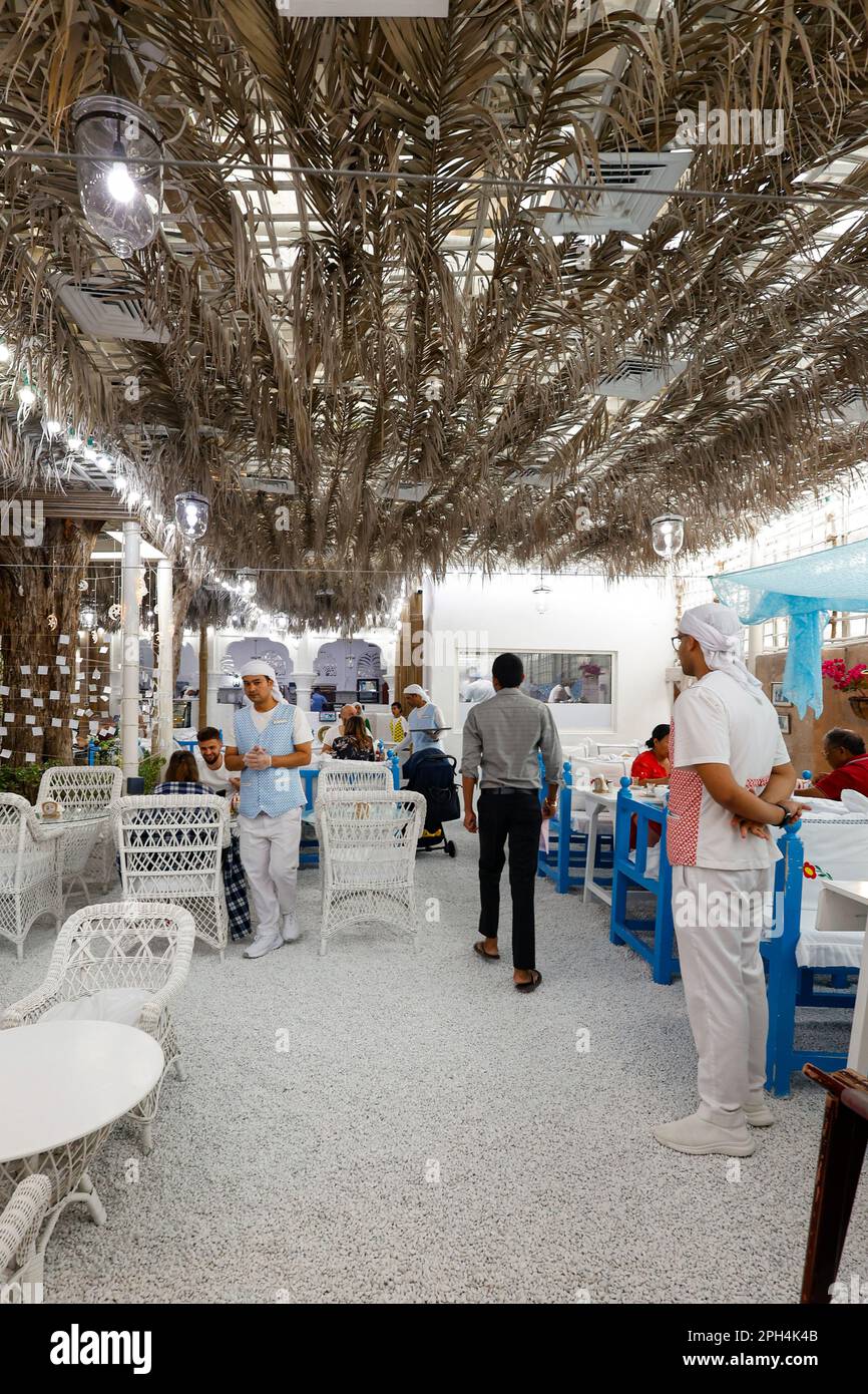 Arabian Tea House, Al Fahidi Historical District, Dubai, UAE Stock ...