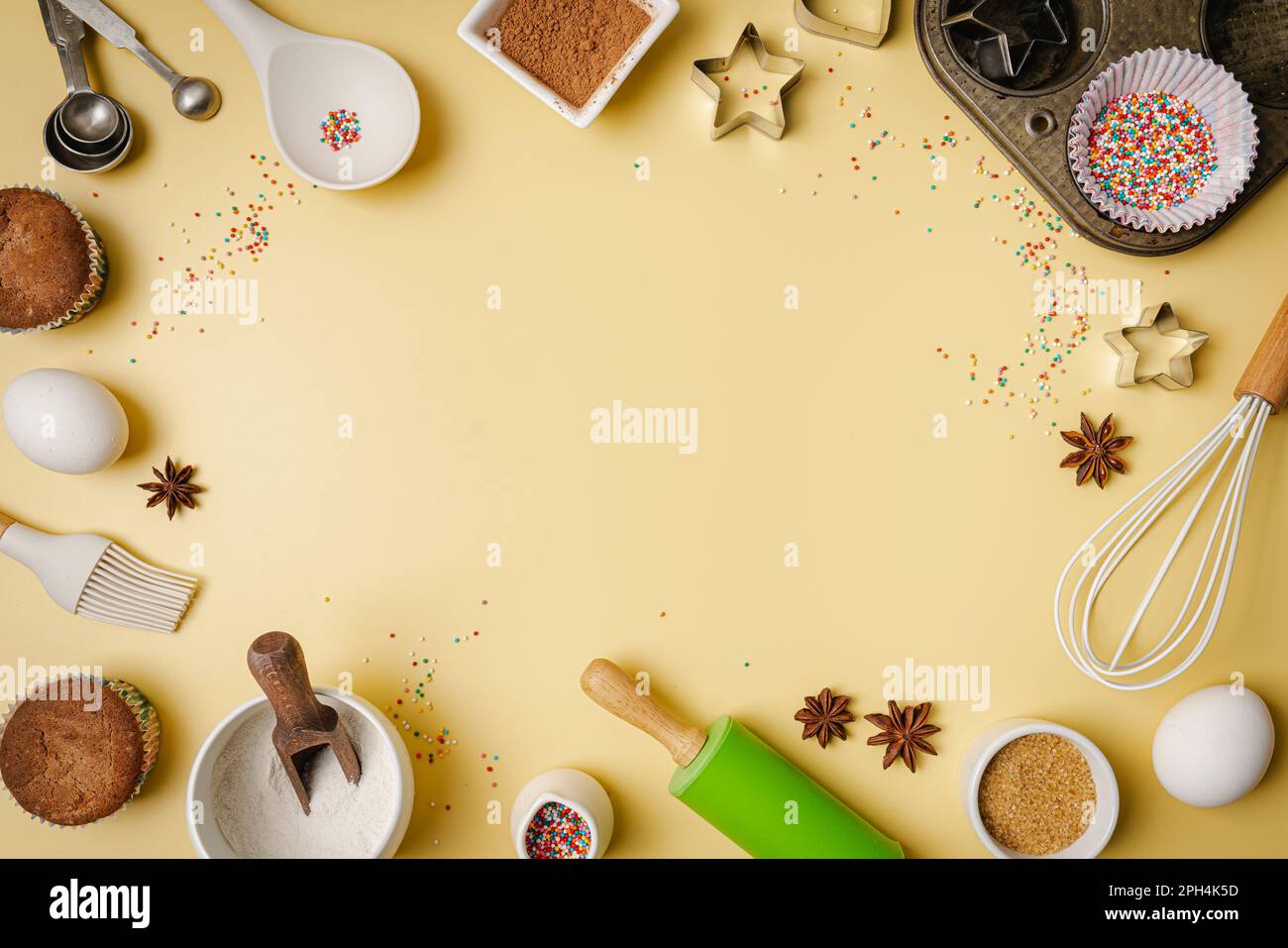 Baking or cooking background Stock Photo - Alamy