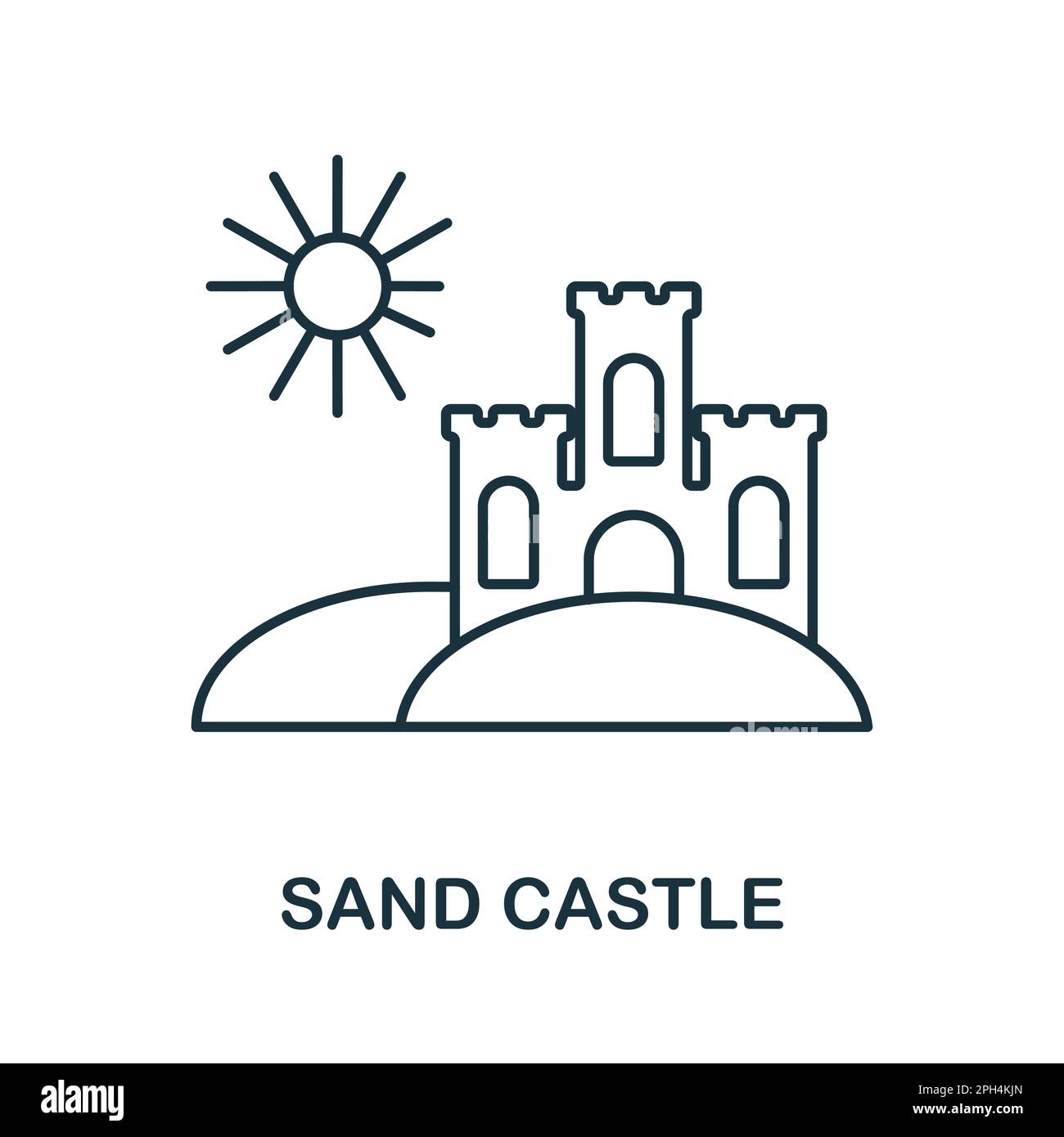 Castle Outline Template