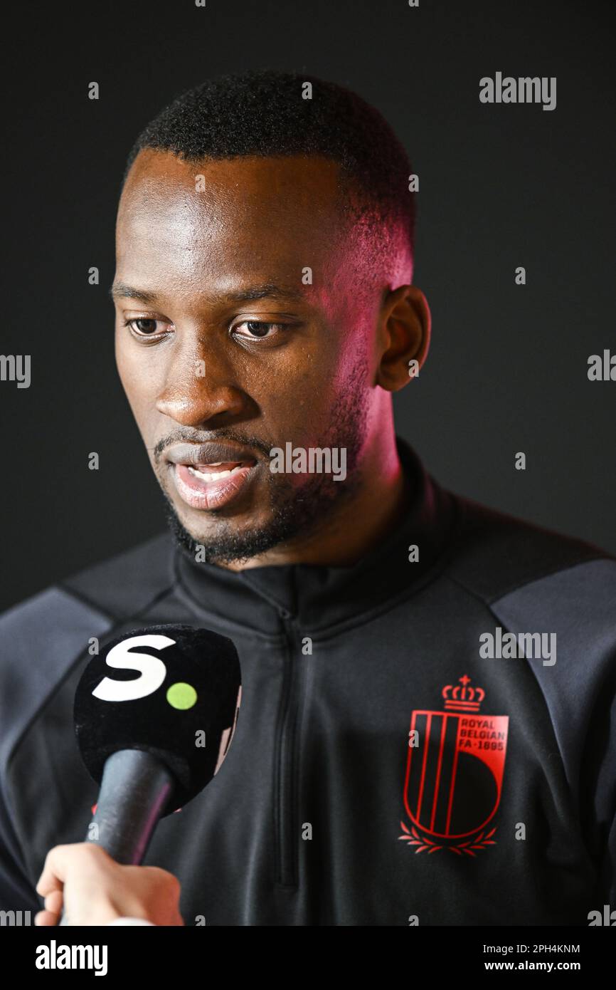 Tubize, Belgium. 26th Mar, 2023. Belgium's Dodi Lukebakio pictured ...