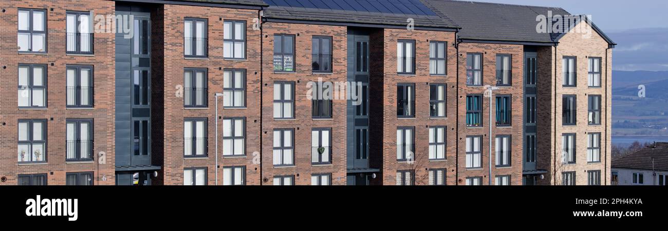 New housing development building houses for increased demand in rural ...