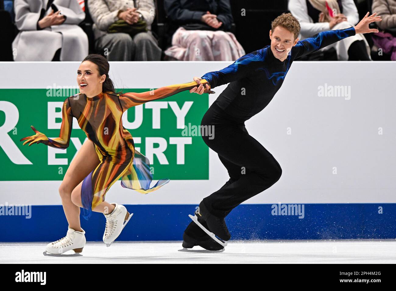 SAITAMA, JAPAN - MARCH 25: Madison Chock and Evan Bates of the United ...