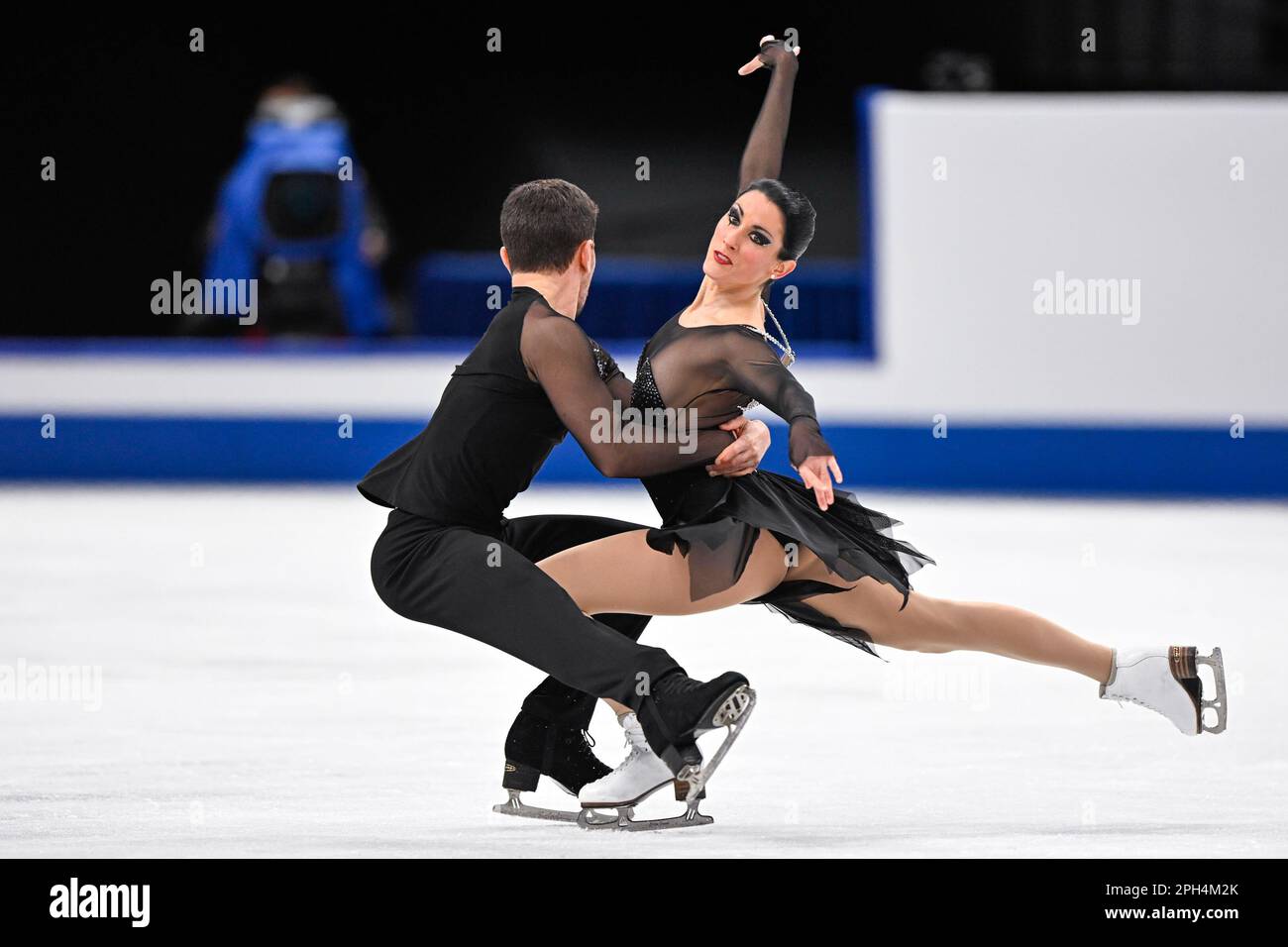 SAITAMA, JAPAN - MARCH 25: Charlene Guignard and Marco Fabbri of Italy ...