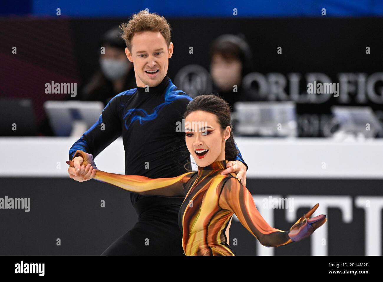 SAITAMA, JAPAN - MARCH 25: Madison Chock and Evan Bates of the United ...