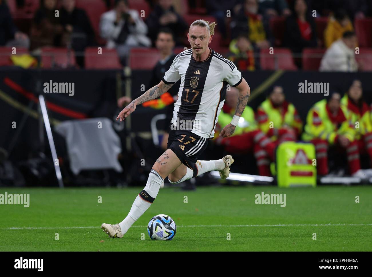 Mainz, Deutschland. 25th Mar, 2023. firo : 25.03.2023, football, soccer ...