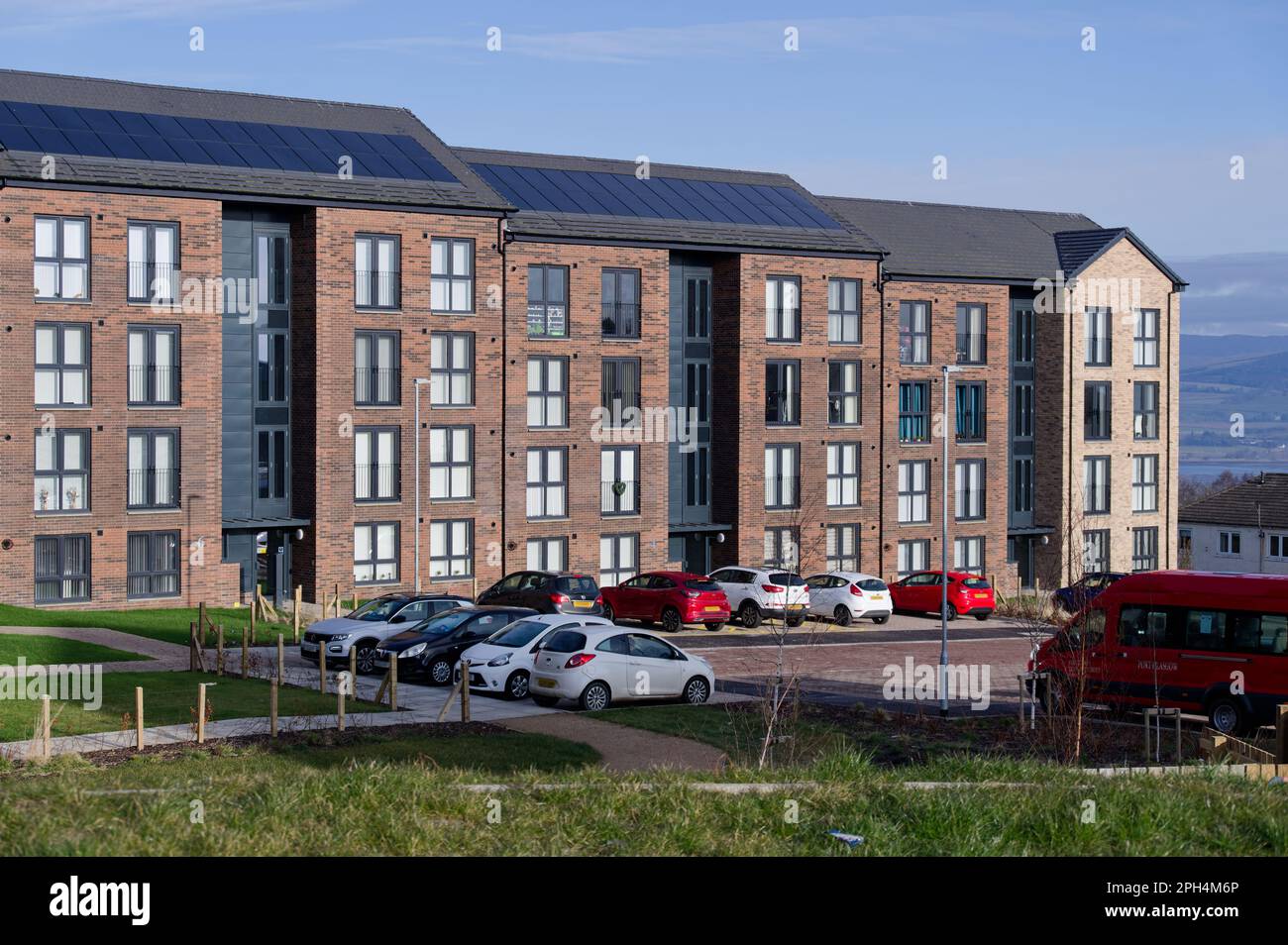 New housing development building houses for increased demand in rural ...