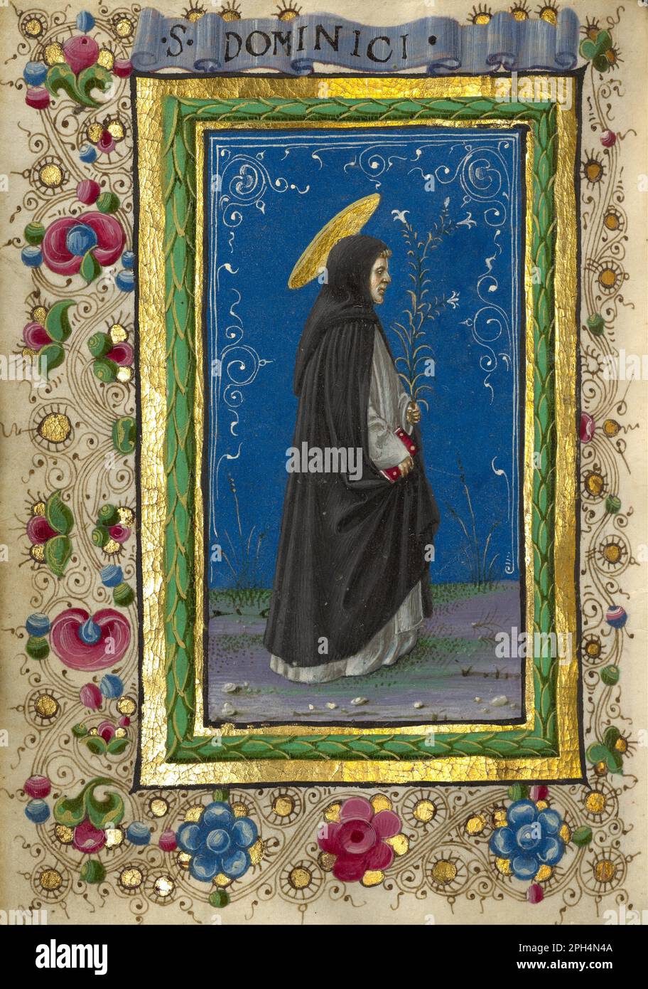 Saint Dominic about 1469 by Taddeo Crivelli Stock Photo - Alamy