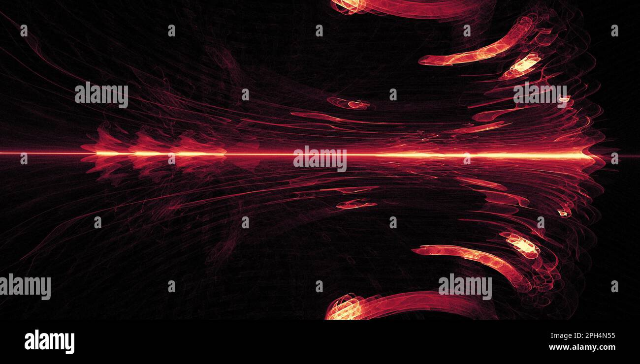 Glint cosmic rays. Neon wind lines. Detailed fractal graphics. Glow ...