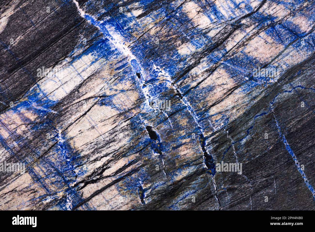 natural stone texture, KATUBA BLUE SODALITE granite slab, gray color ...