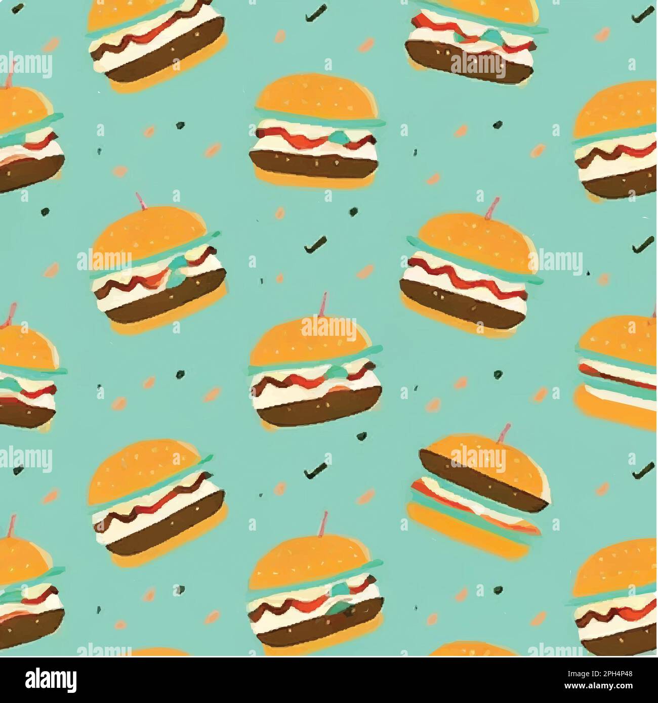 Frozen burgers Stock Vector Images - Alamy