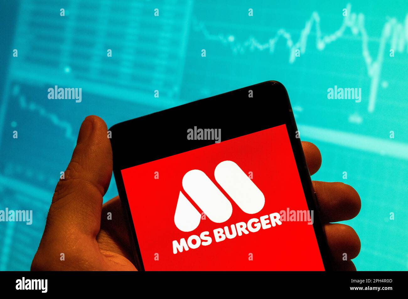 China. 19th Feb, 2023. In this photo illustration, the Japanese fast ...