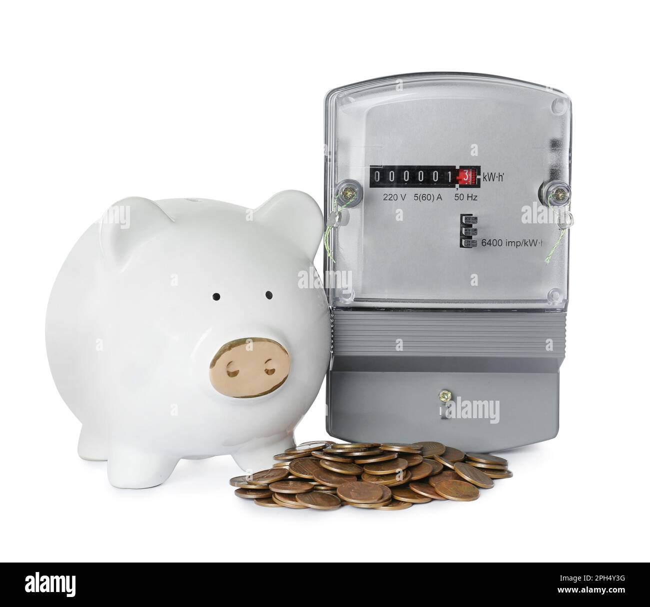 Smart electric meter Cut Out Stock Images & Pictures - Alamy