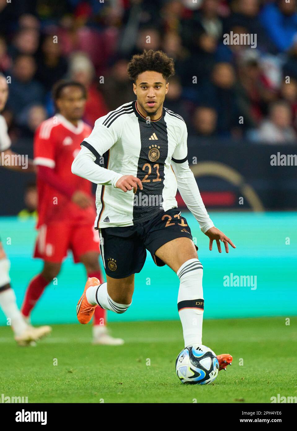 Kevin Schade, DFB 21 in the friendly match GERMANY - PERU 2-0 ...