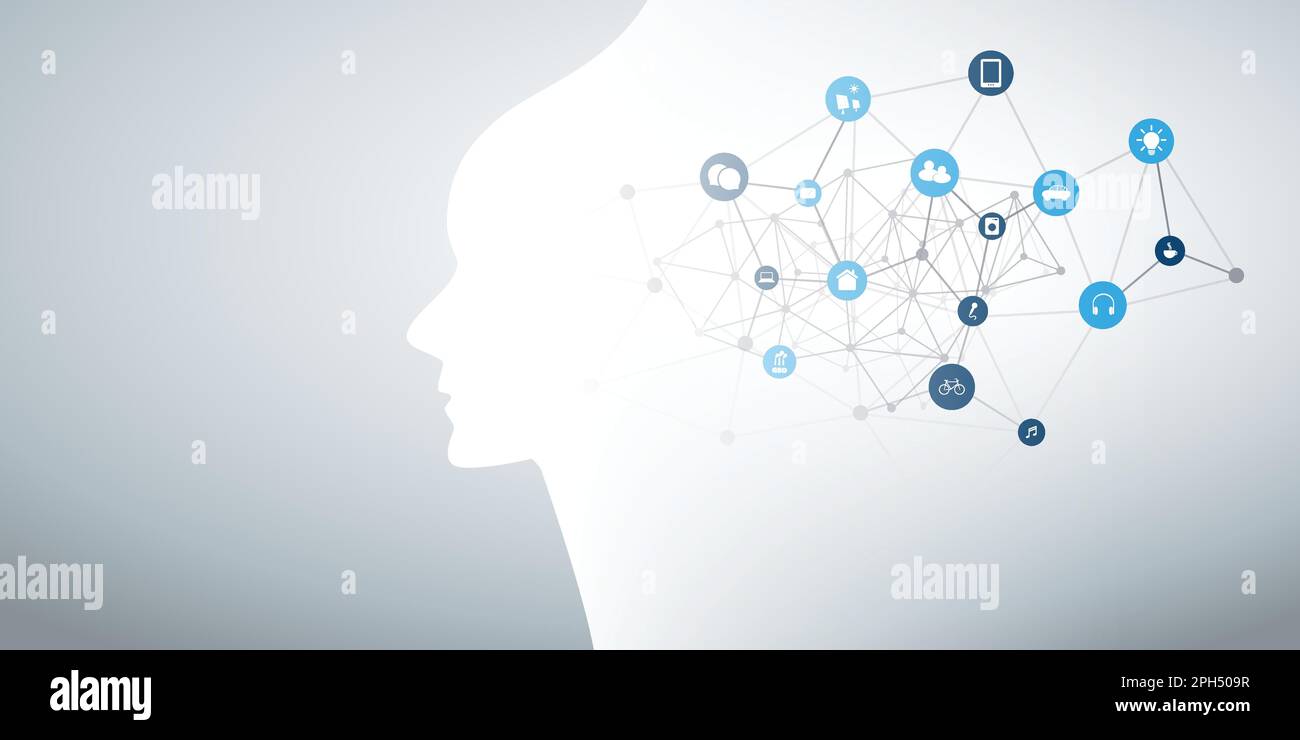 Modern Style Futuristic Machine Learning, Artificial Intelligence, Cloud Computing and IoT ...