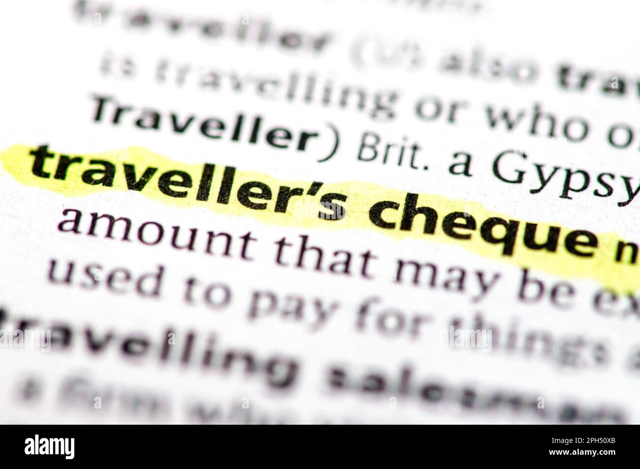 Travellers cheque hi-res stock photography and images - Alamy