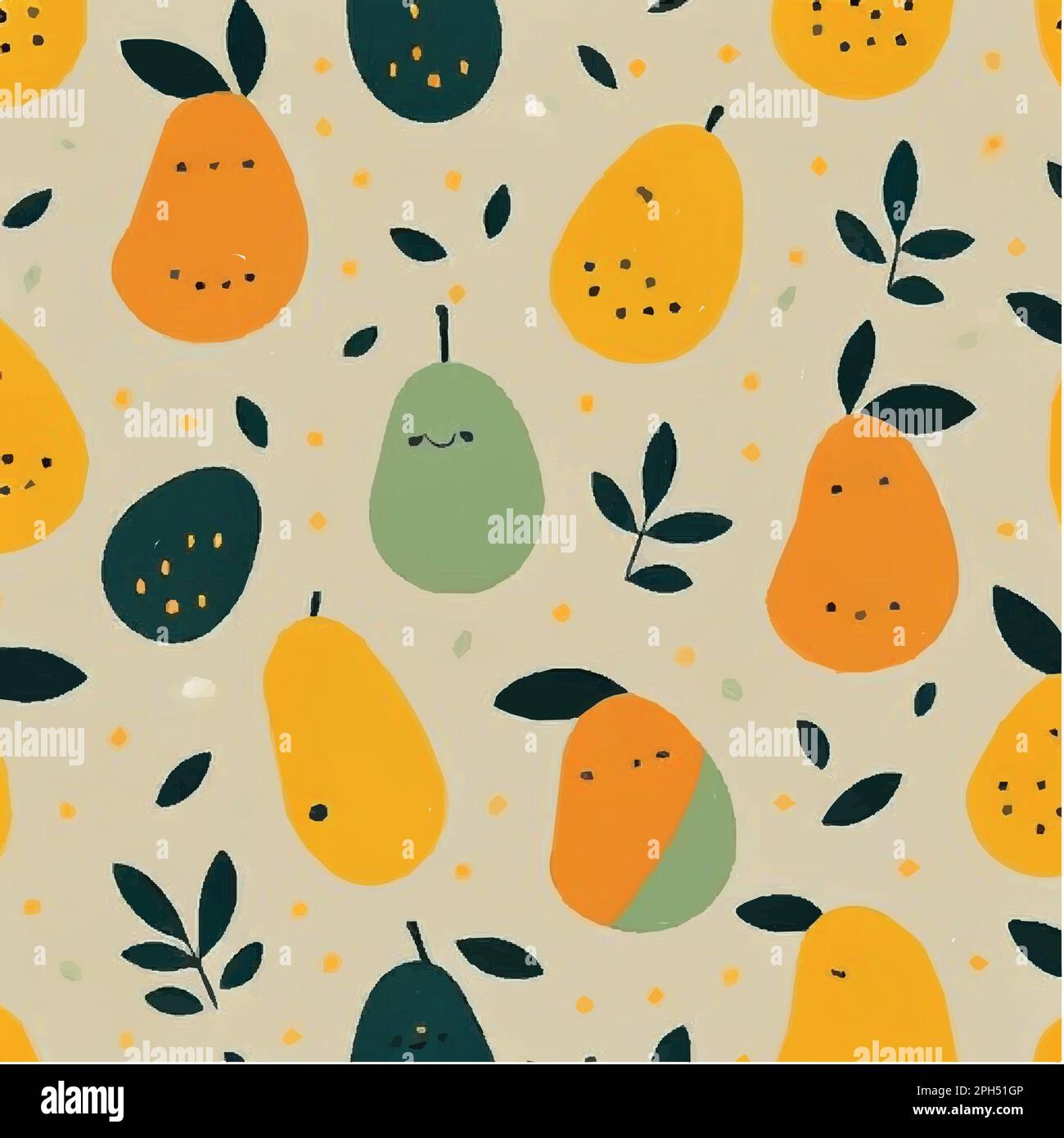 Hairy mango Stock Vector Images - Alamy