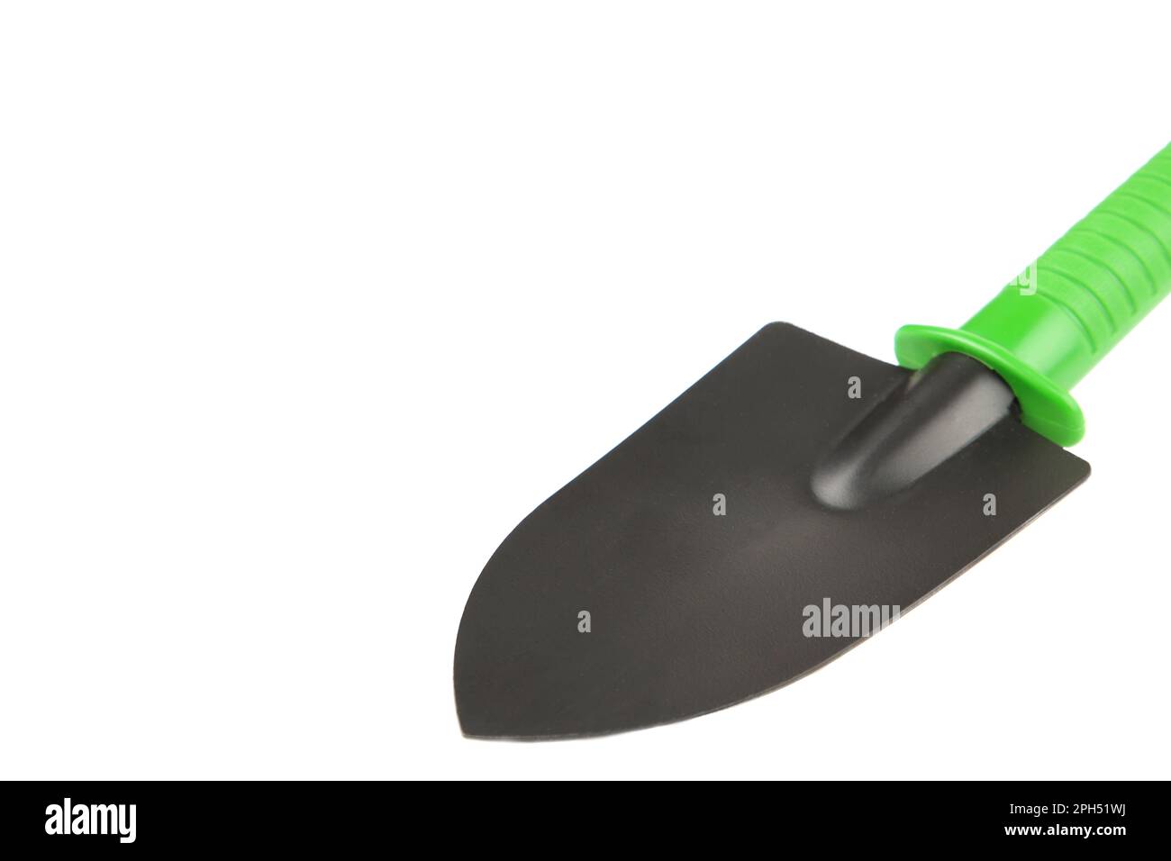 Garden shovel isolated on white background, top view Stock Photo - Alamy