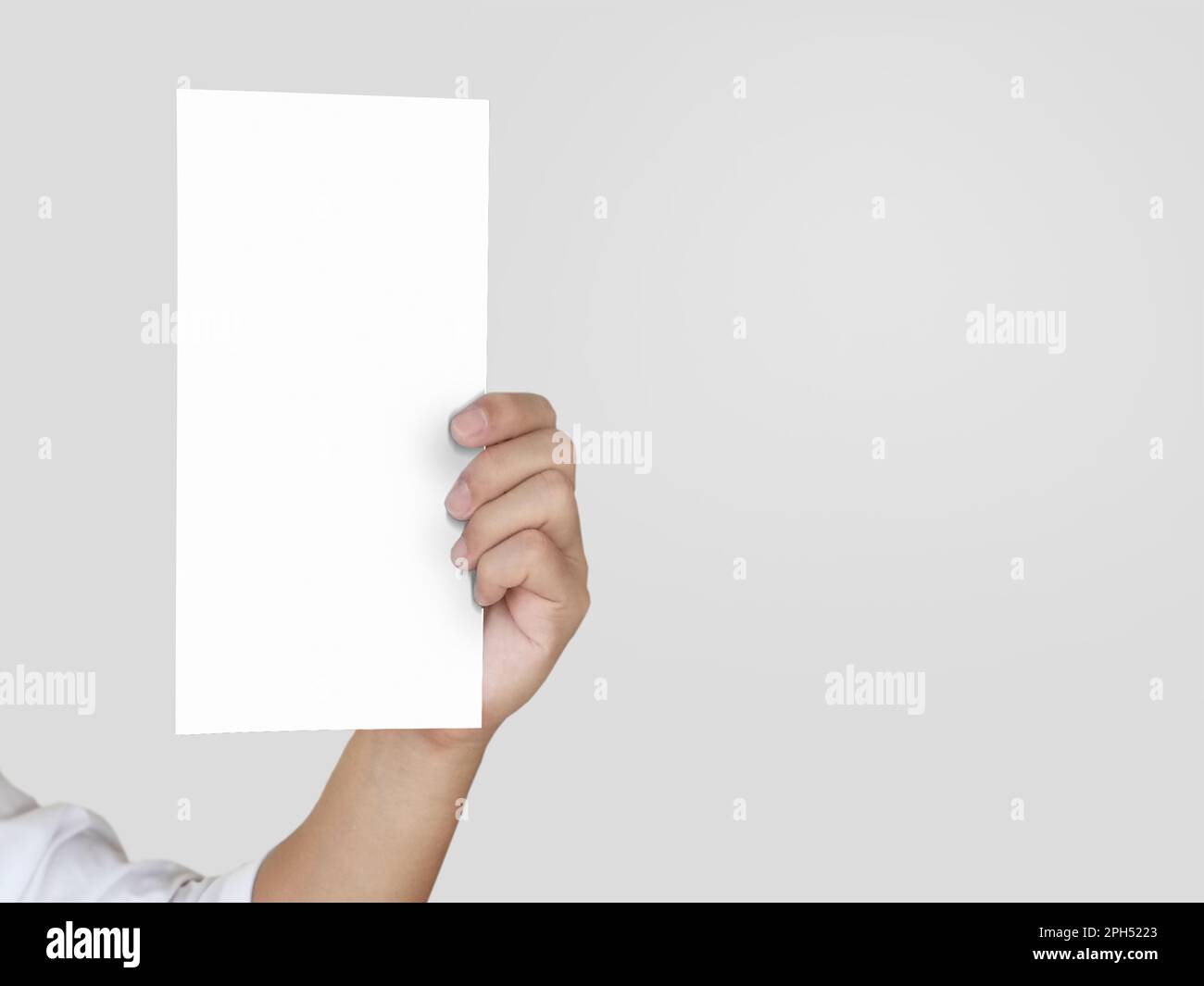 Hand fold brochure hi-res stock photography and images - Alamy
