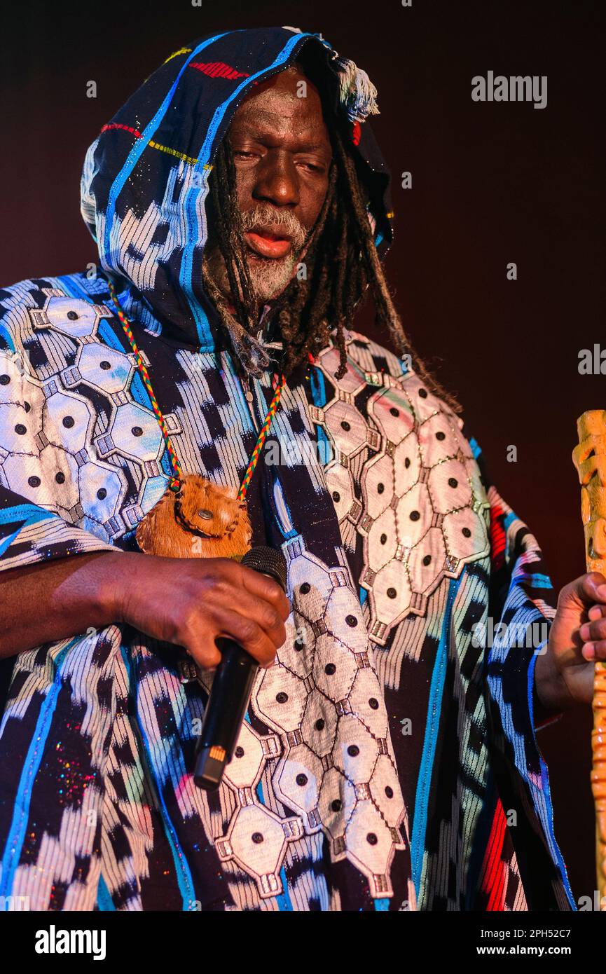The ivorian reggae singer Tiken Jah Fakoly performs live in Brussels ...