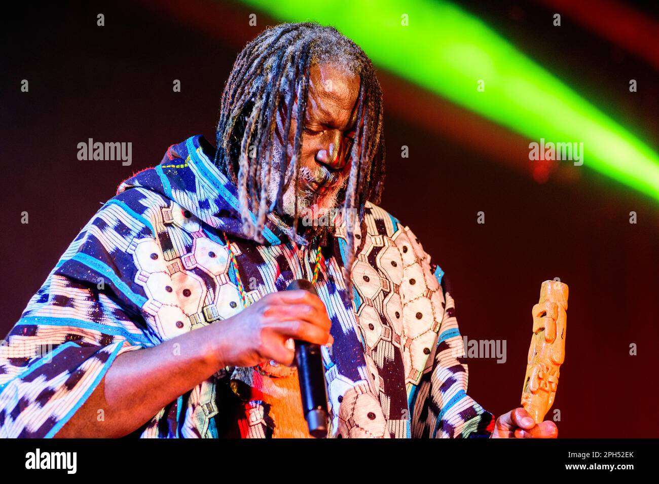 The ivorian reggae singer Tiken Jah Fakoly performs live in Brussels ...