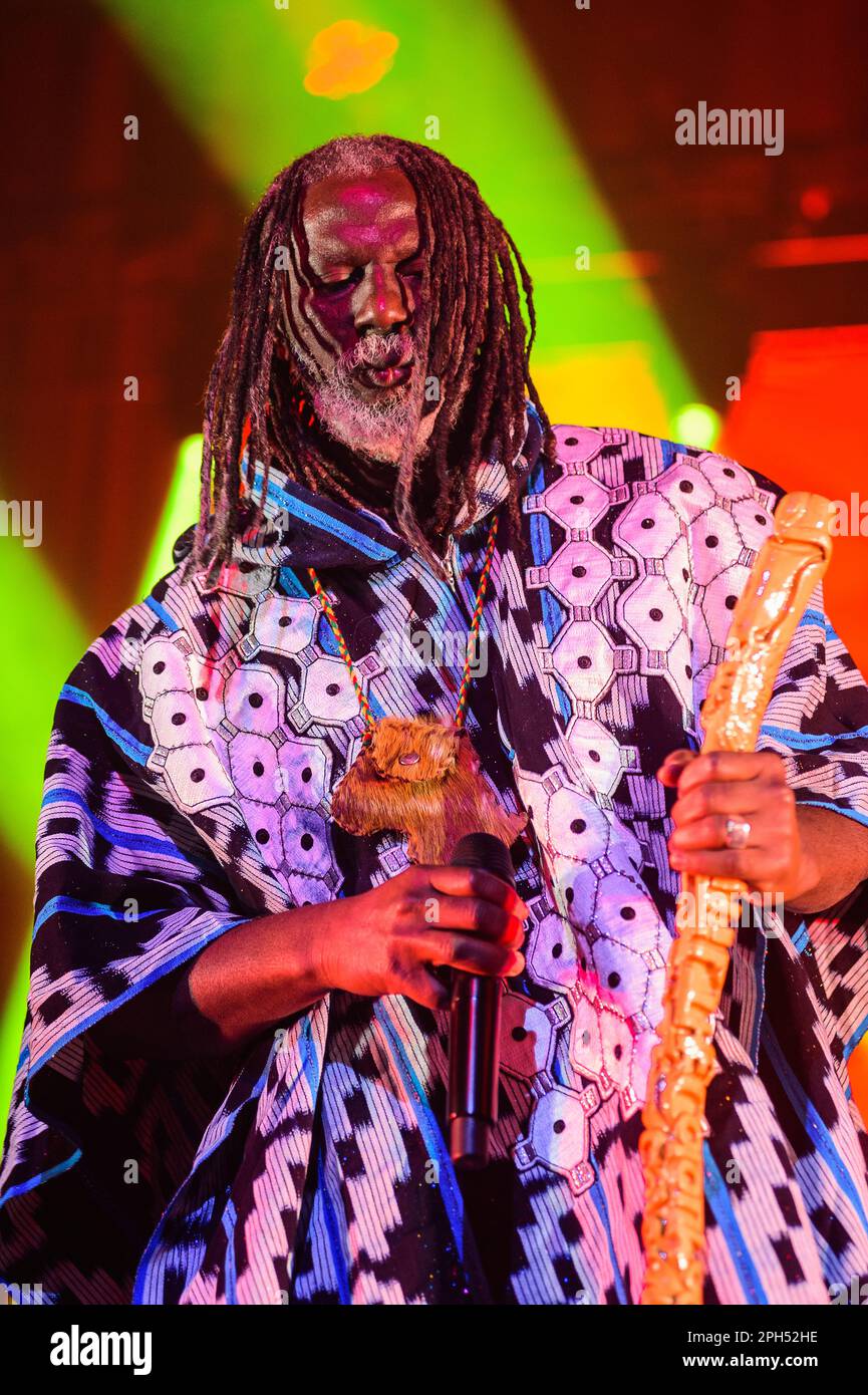 The ivorian reggae singer Tiken Jah Fakoly performs live in Brussels ...