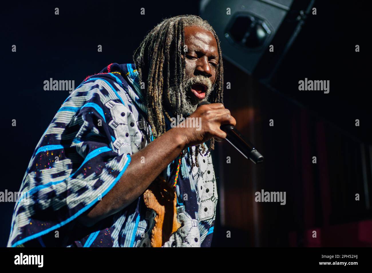 The ivorian reggae singer Tiken Jah Fakoly performs live in Brussels ...