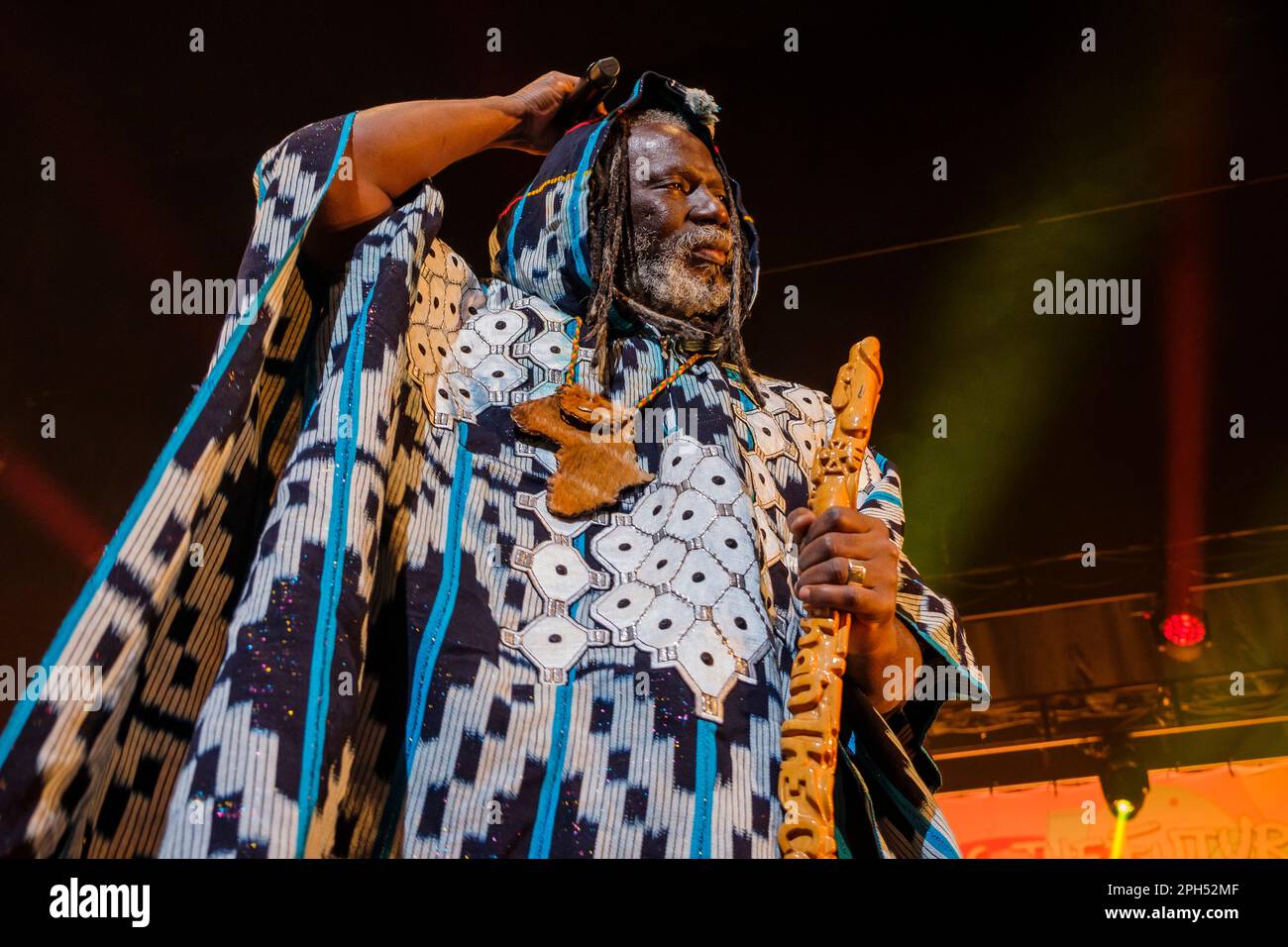 The ivorian reggae singer Tiken Jah Fakoly performs live in Brussels ...