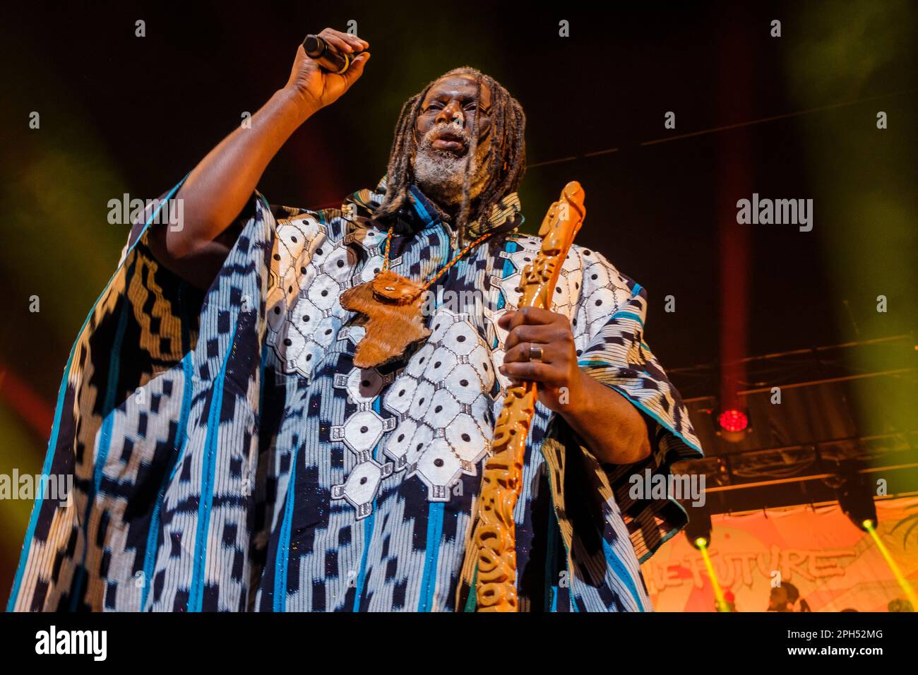 The ivorian reggae singer Tiken Jah Fakoly performs live in Brussels ...