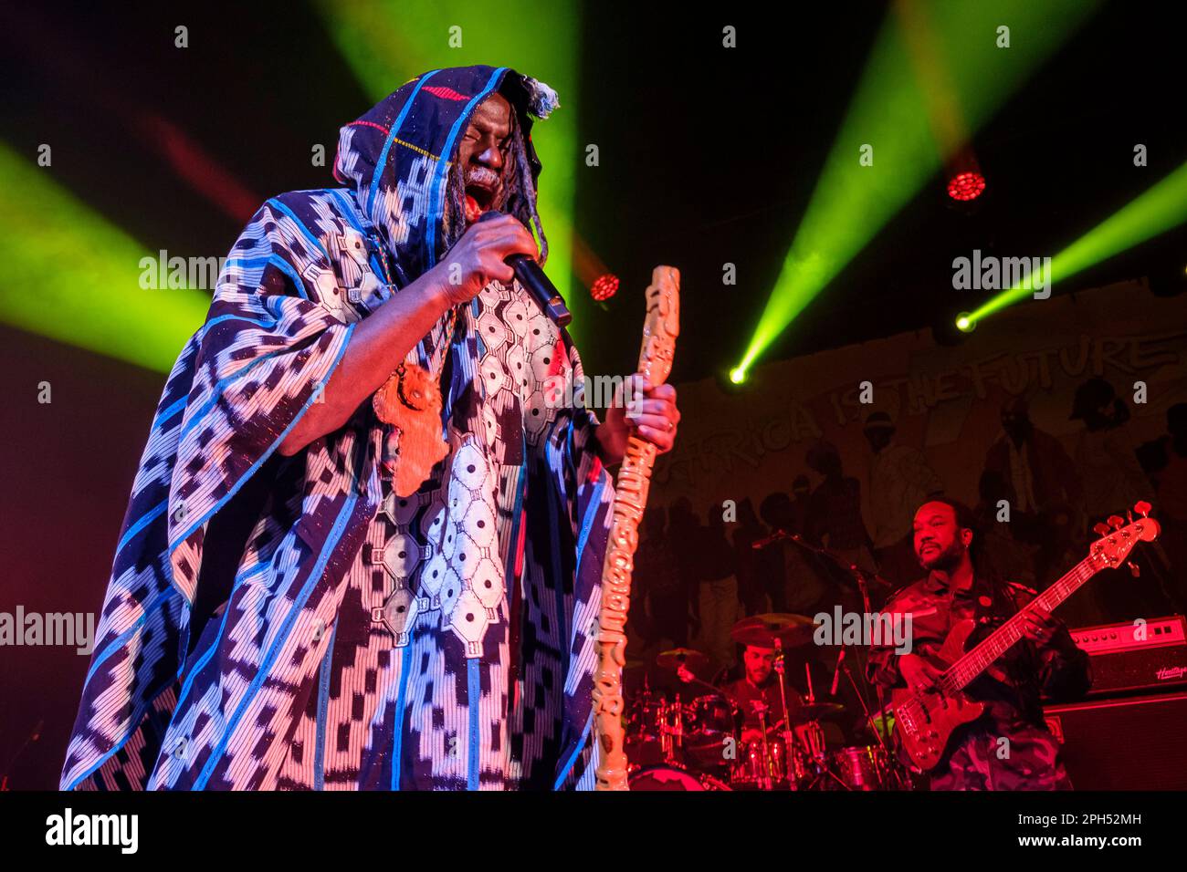The ivorian reggae singer Tiken Jah Fakoly performs live in Brussels ...